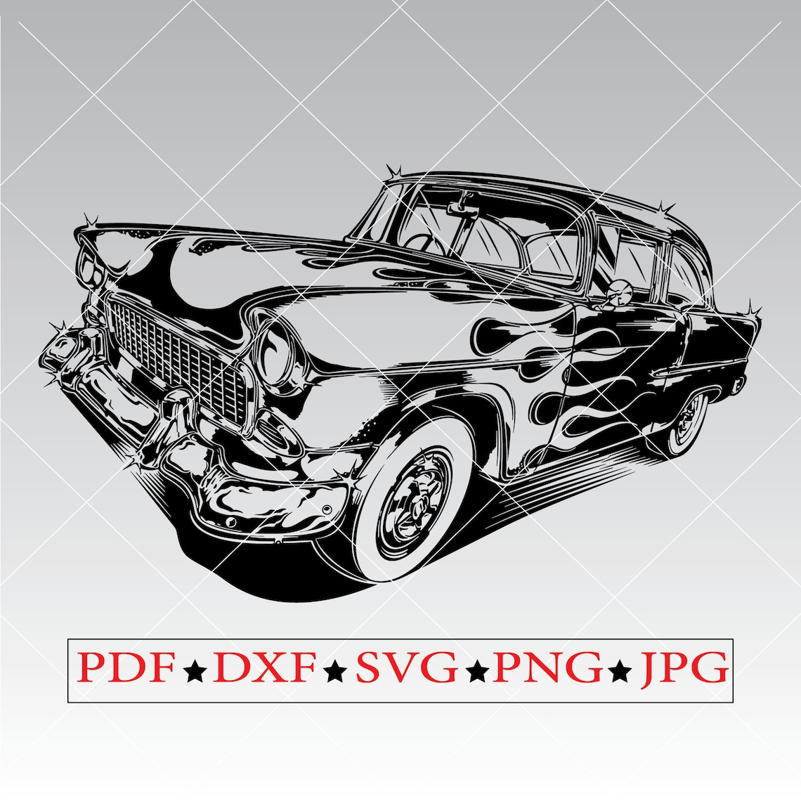 Classic Car Clipart Svg Cars for Gifts Design Svg Clipart Files Classic ...