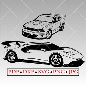 Sport Car Clipart Svg Cars for Gifts Design Svg Clipart Files Sport ...