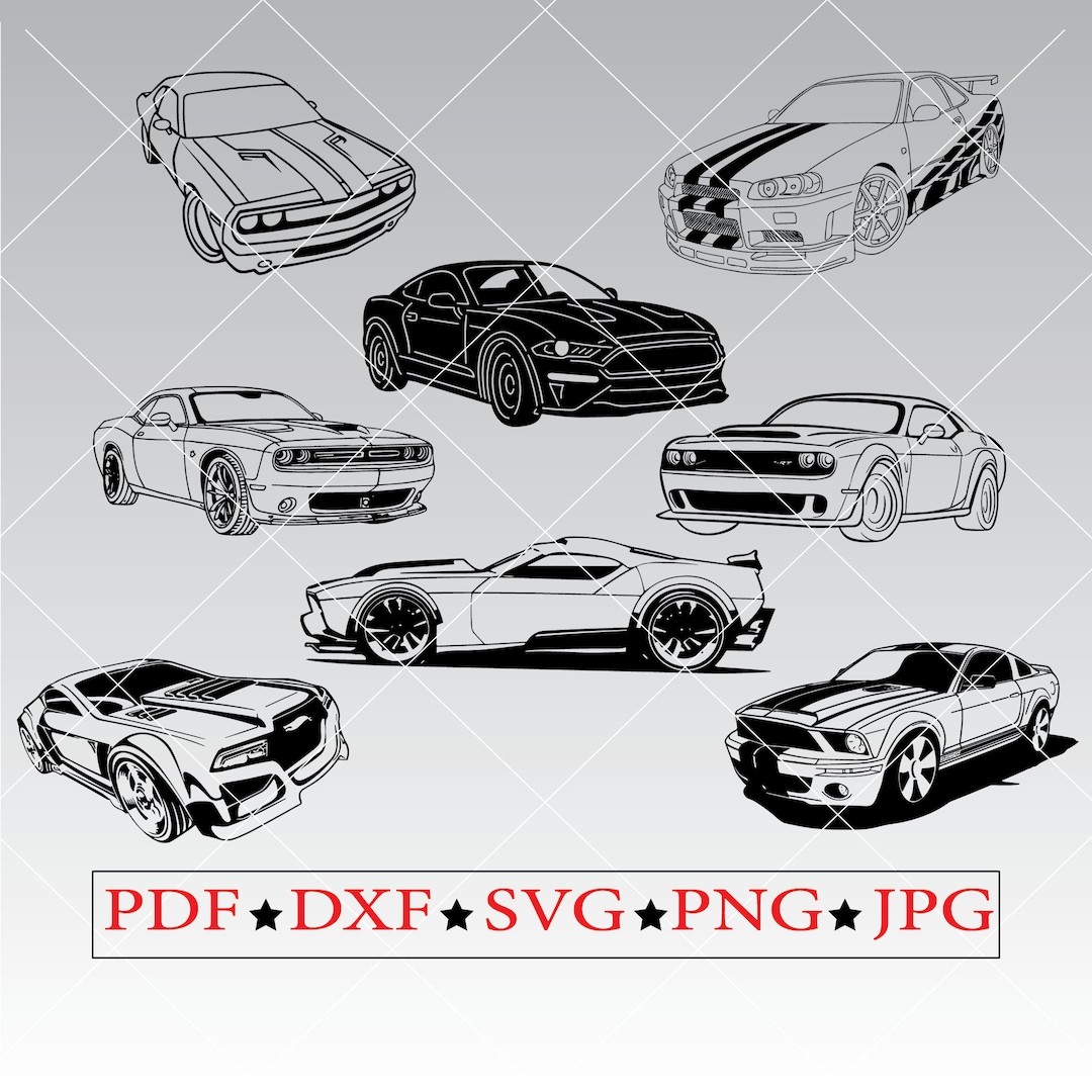 Sport Car Clipart Svg Cars for Gifts Design Svg Clipart Files Sport ...
