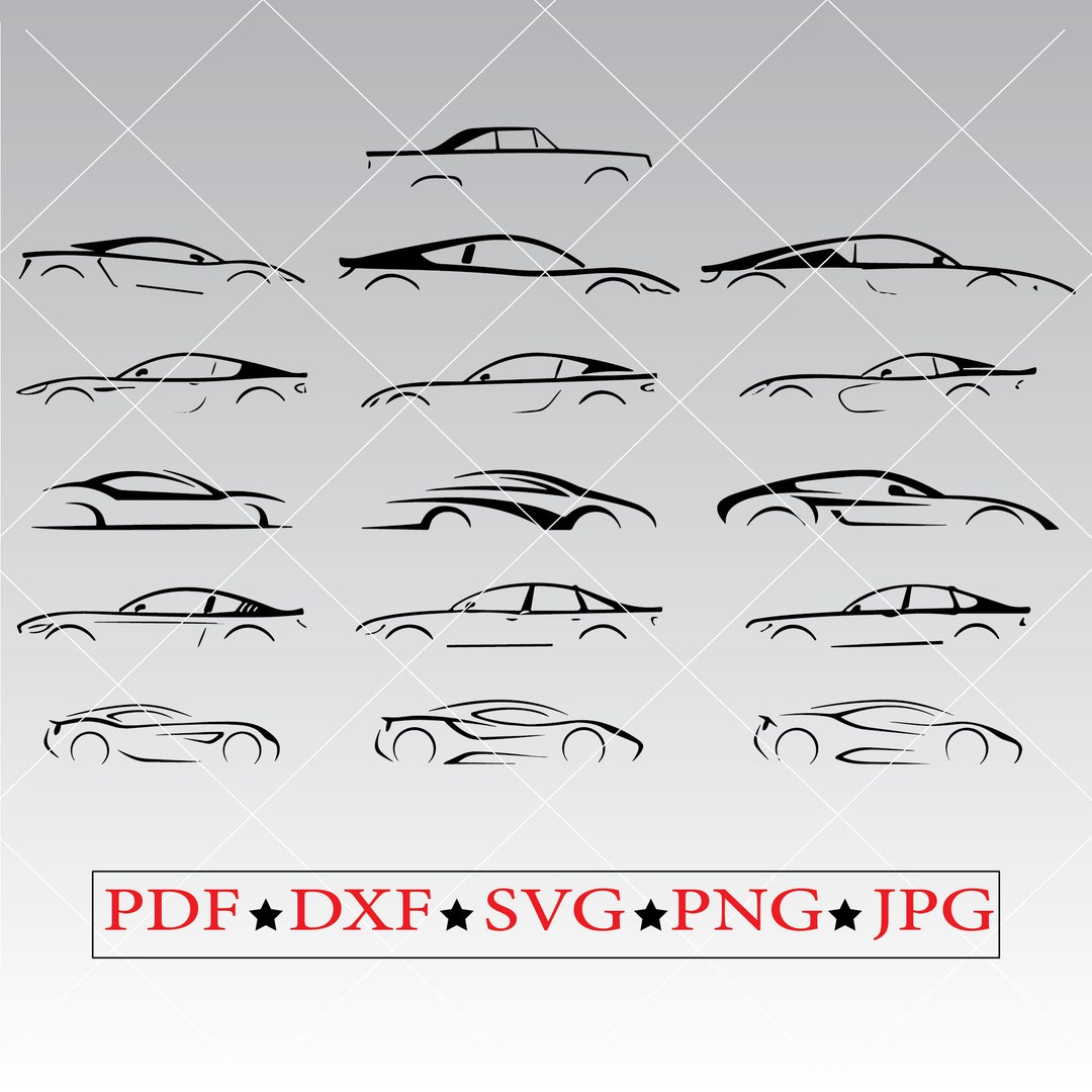 Sport Car Clipart Svg Cars for Gifts Design Svg Clipart Files Sport ...