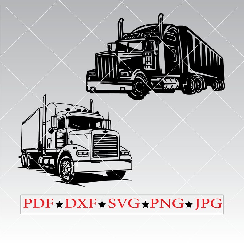 Trucks Svg Trucks Clipart for Gifts Design Svg Clipart Files - Etsy