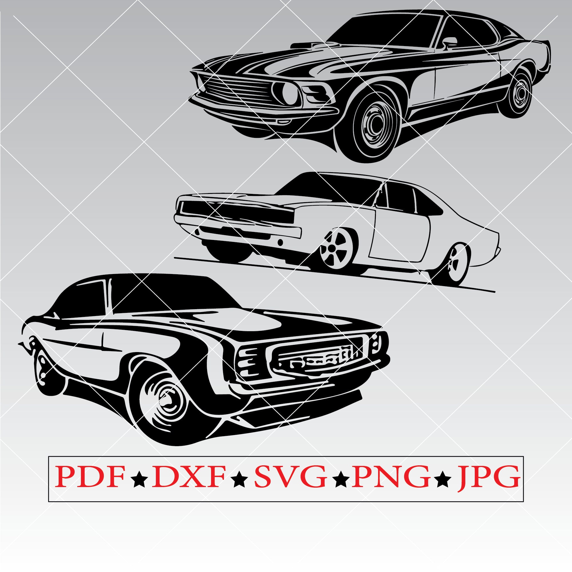 Classic Car Clipart Svg Cars for Gifts Design Svg Clipart Files Classic ...