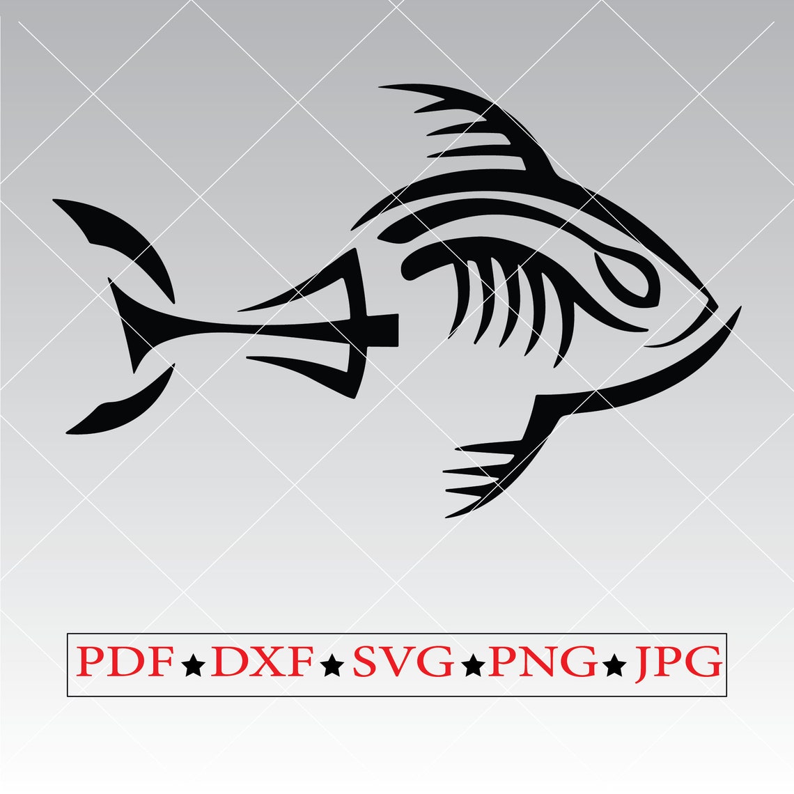 Fish Svg Fish Clipart for Gifts Design Svg Clipart Files Fishing Svg ...