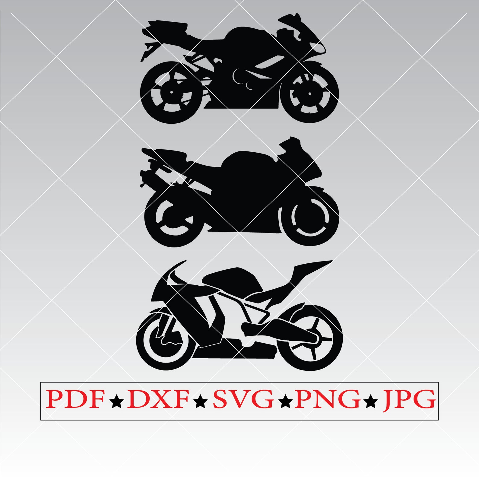Motorcycle Clipart Svg Biking for Gifts Design Svg Clipart Files Ride ...