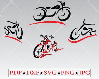 Motorcycle Clipart Svg Biking for Gifts Design Svg Clipart Files Ride ...