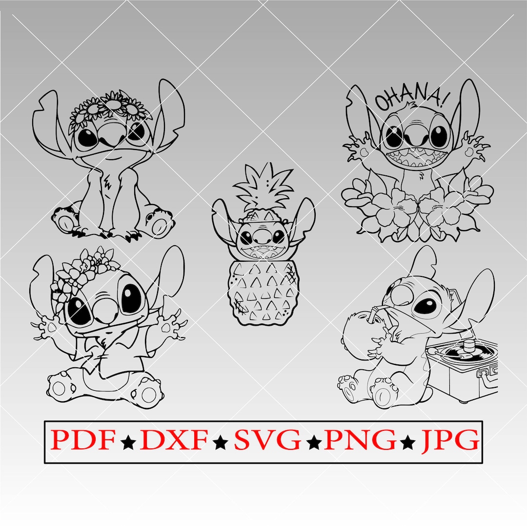 Stitch Svg for Gifts Stitch Design Svg Clipart Files Stitch Svg Files ...