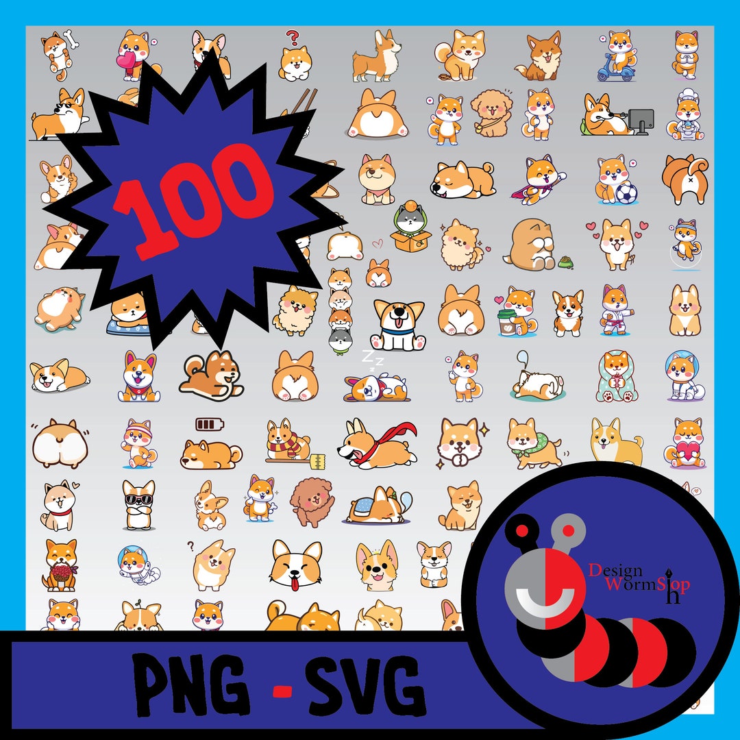 100 Cute Dogs Svg Bundle Design Svg Cut Files Svg Files for Cricut Cute ...