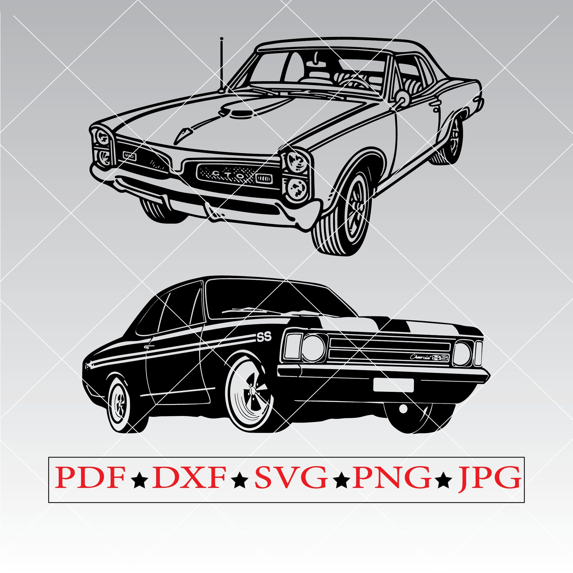 Classic Car Clipart Svg Cars for Gifts Design Svg Clipart Files Classic ...