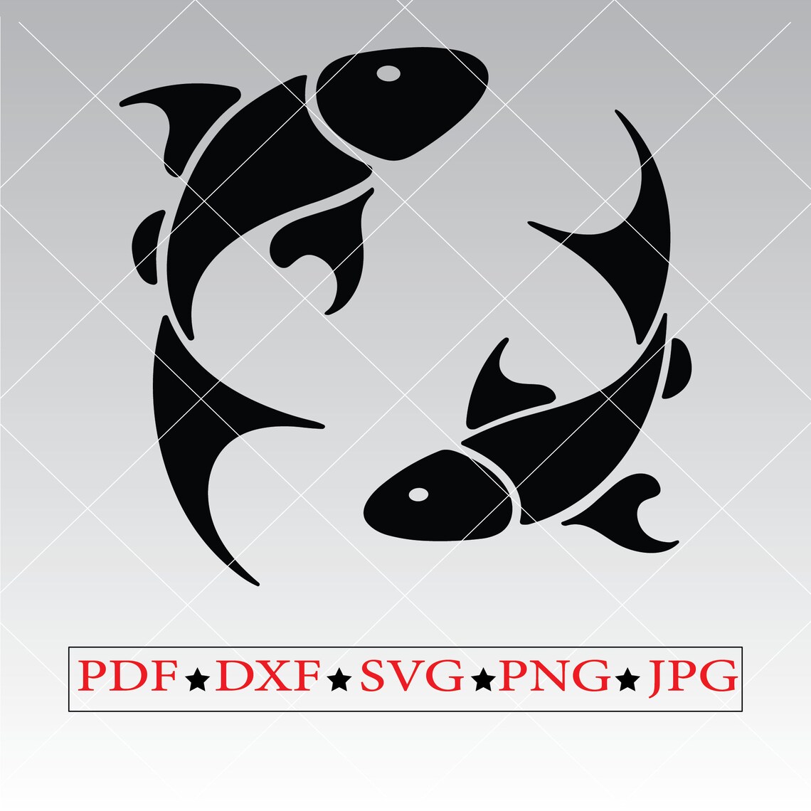 Fish Svg Fish Clipart for Gifts Design Svg Clipart Files Fishing Svg ...