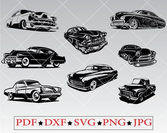 19 Old Car Svg Vintage Car Svg Retro Car Svg Classic Car - Etsy