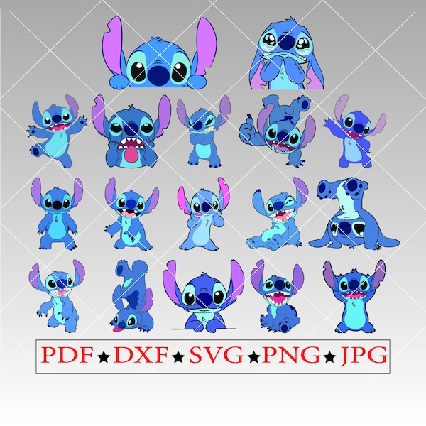 Stitch stickers - Etsy México