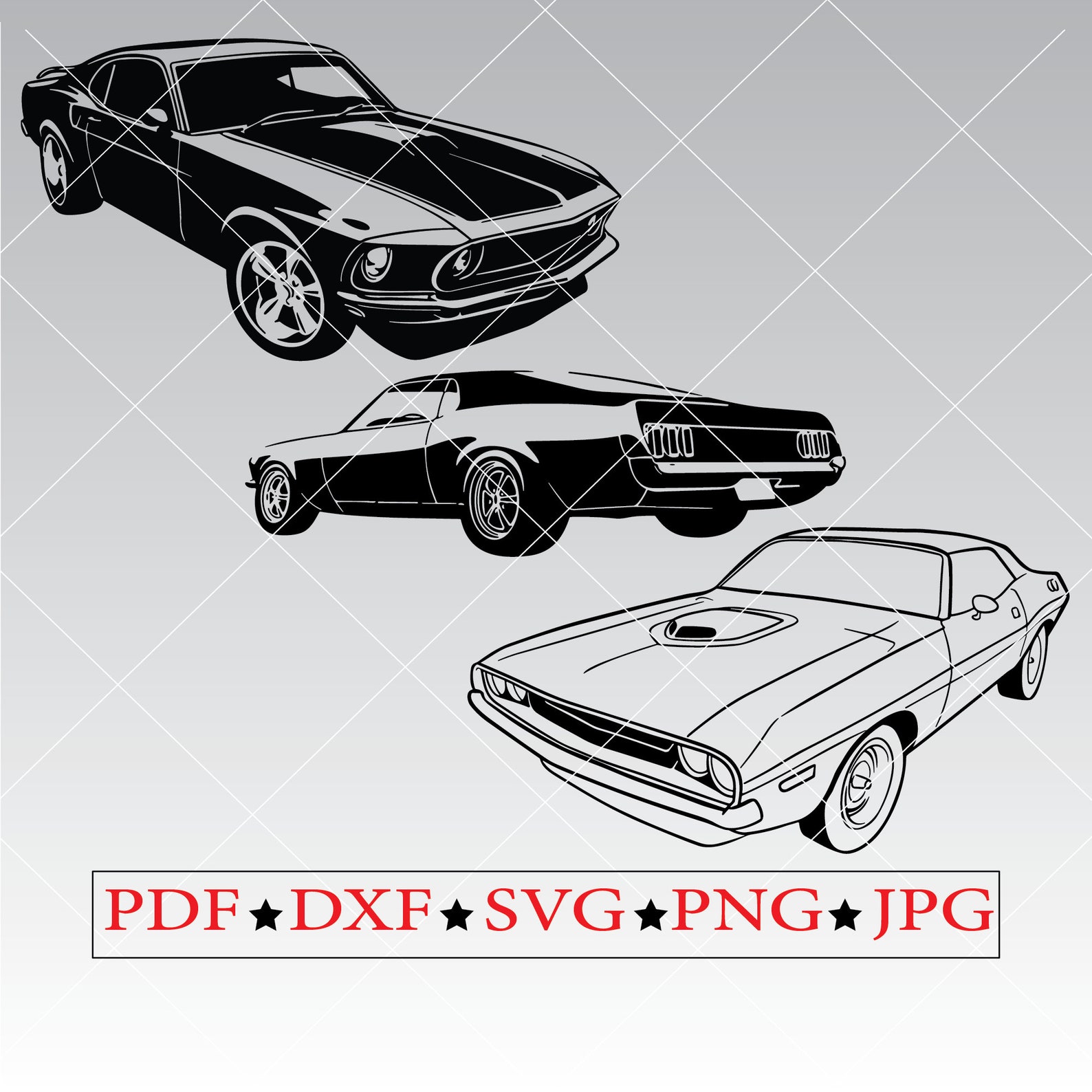 Classic Car Clipart Svg Cars for Gifts Design Svg Clipart Files Classic ...