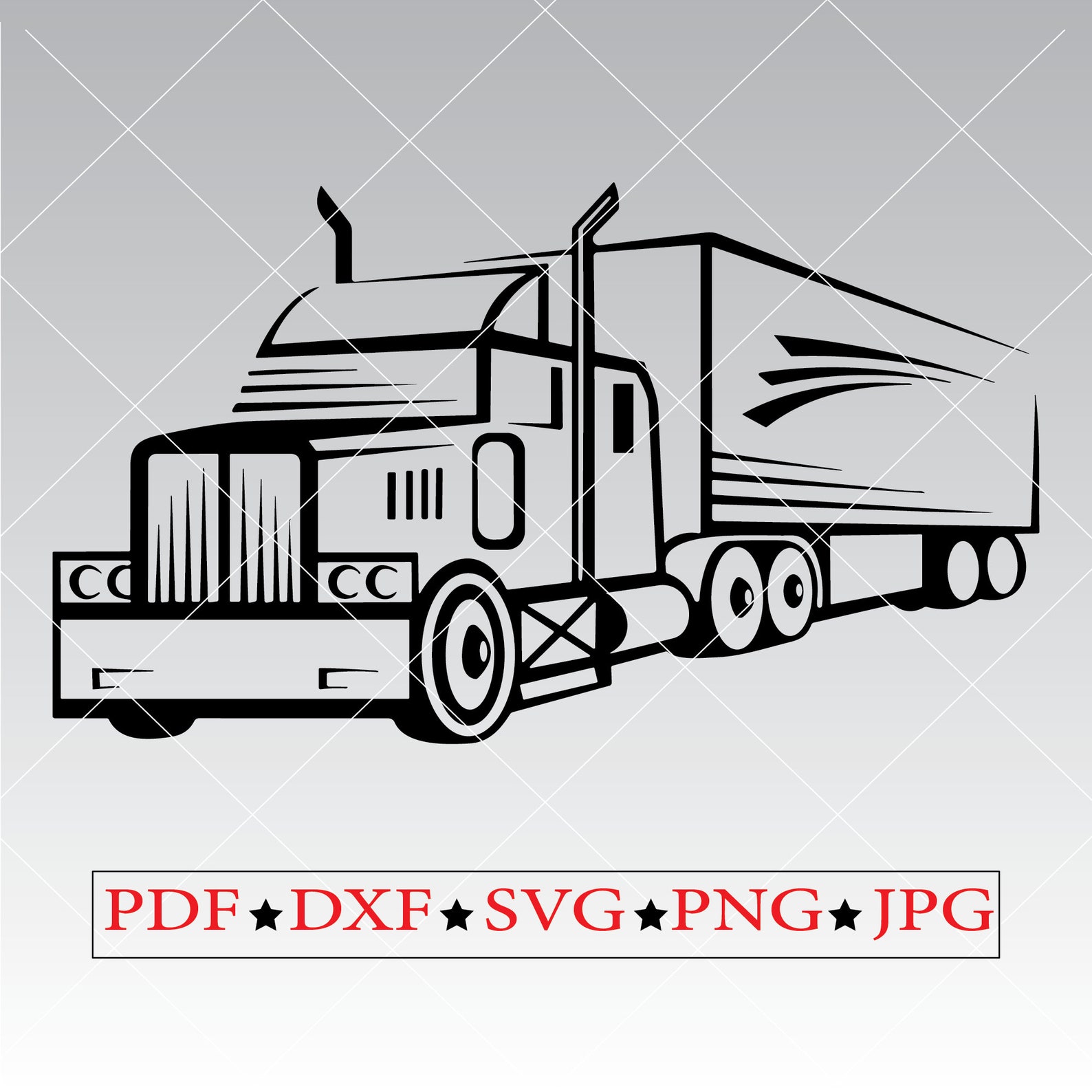 Trucks Svg Trucks Clipart for Gifts Design Svg Clipart Files - Etsy