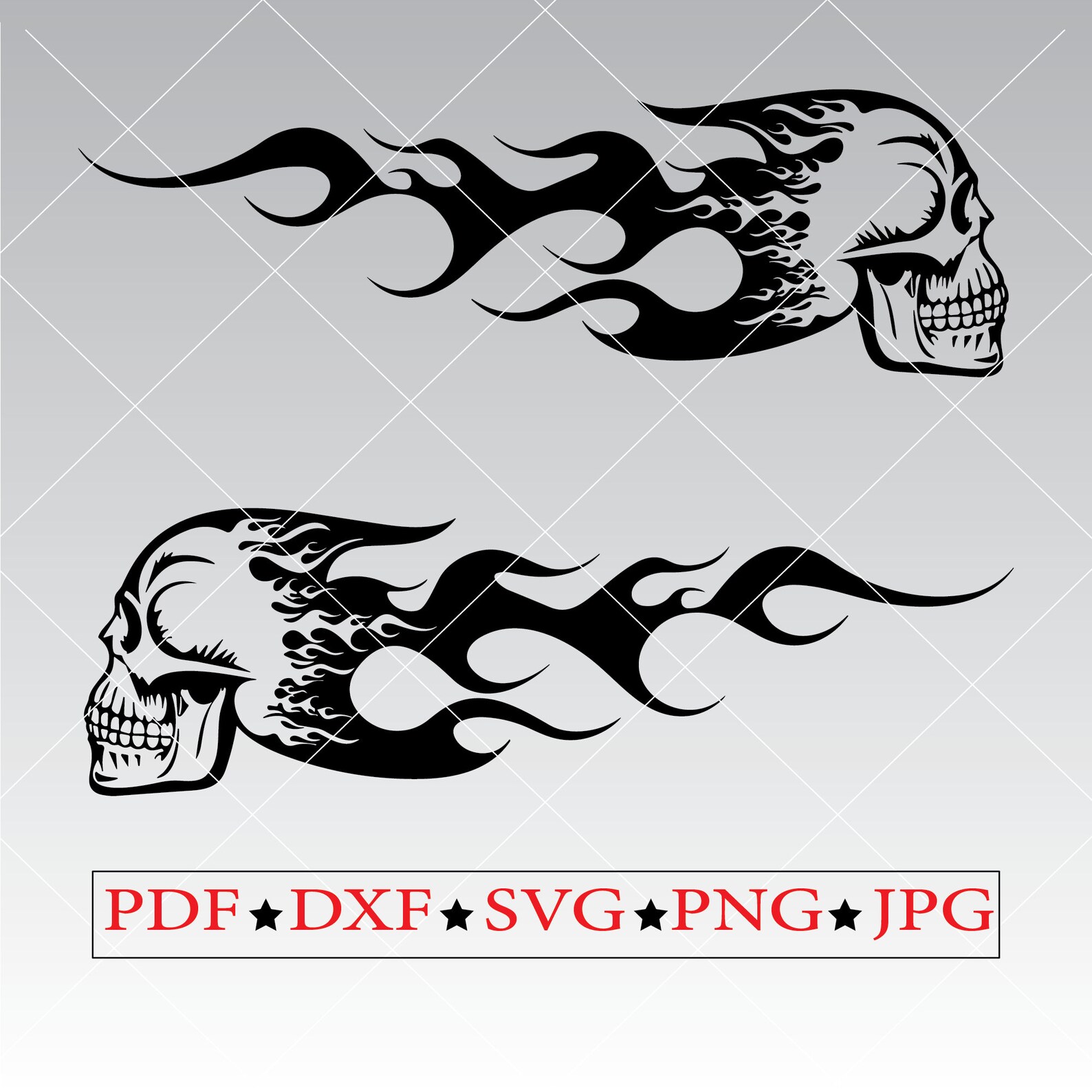 Skull Svg for Gifts Skull Design Svg Clipart Files Skull Svg Files for ...