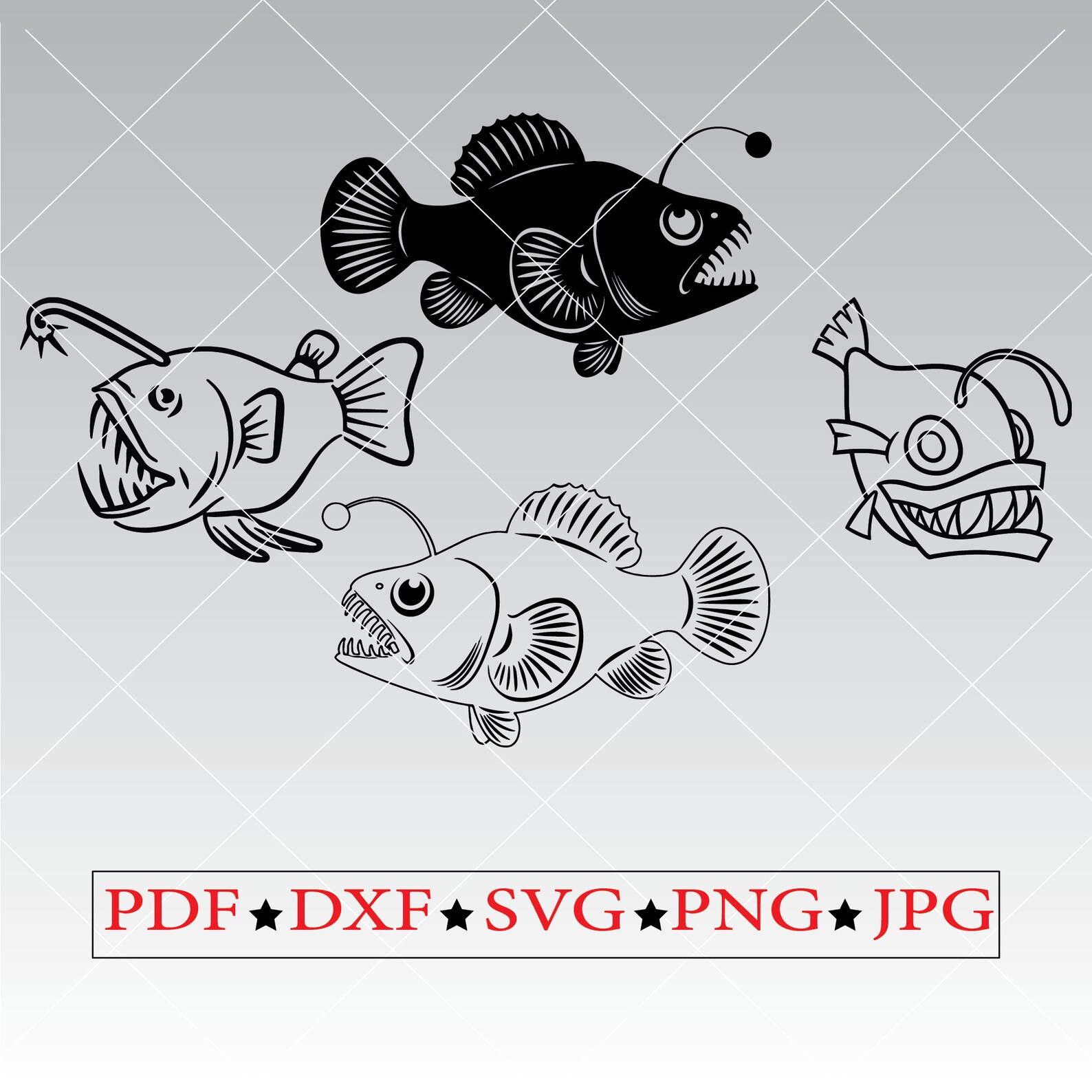 Fish Svg Fish Clipart for Gifts Design Svg Clipart Files Fishing Svg ...