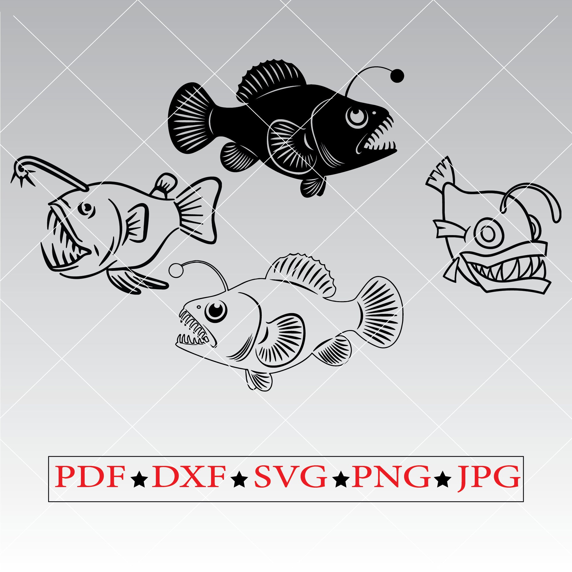 Fish Svg Fish Clipart for Gifts Design Svg Clipart Files Fishing Svg ...