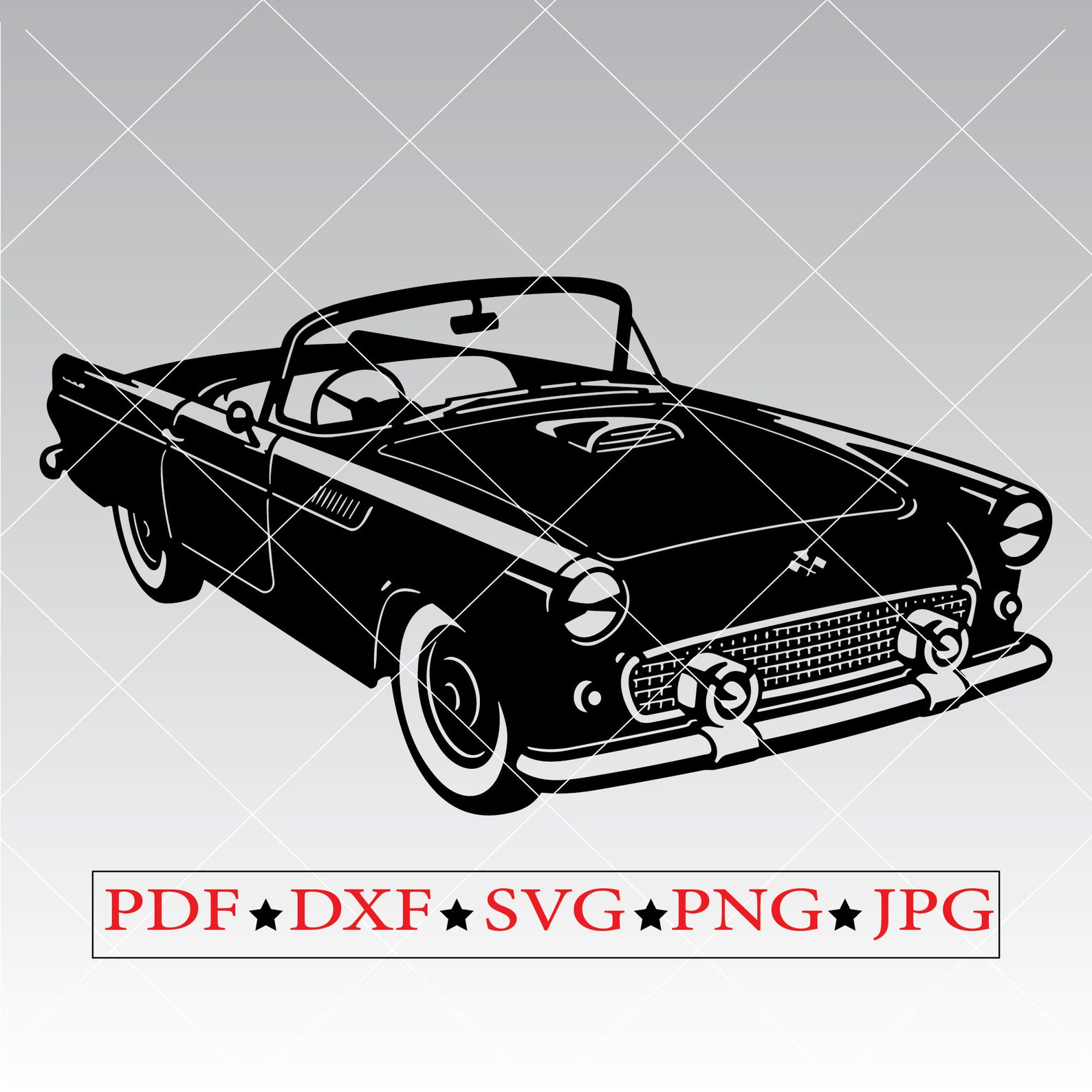 Classic Car Clipart Svg Cars for Gifts Design Svg Clipart Files Classic ...