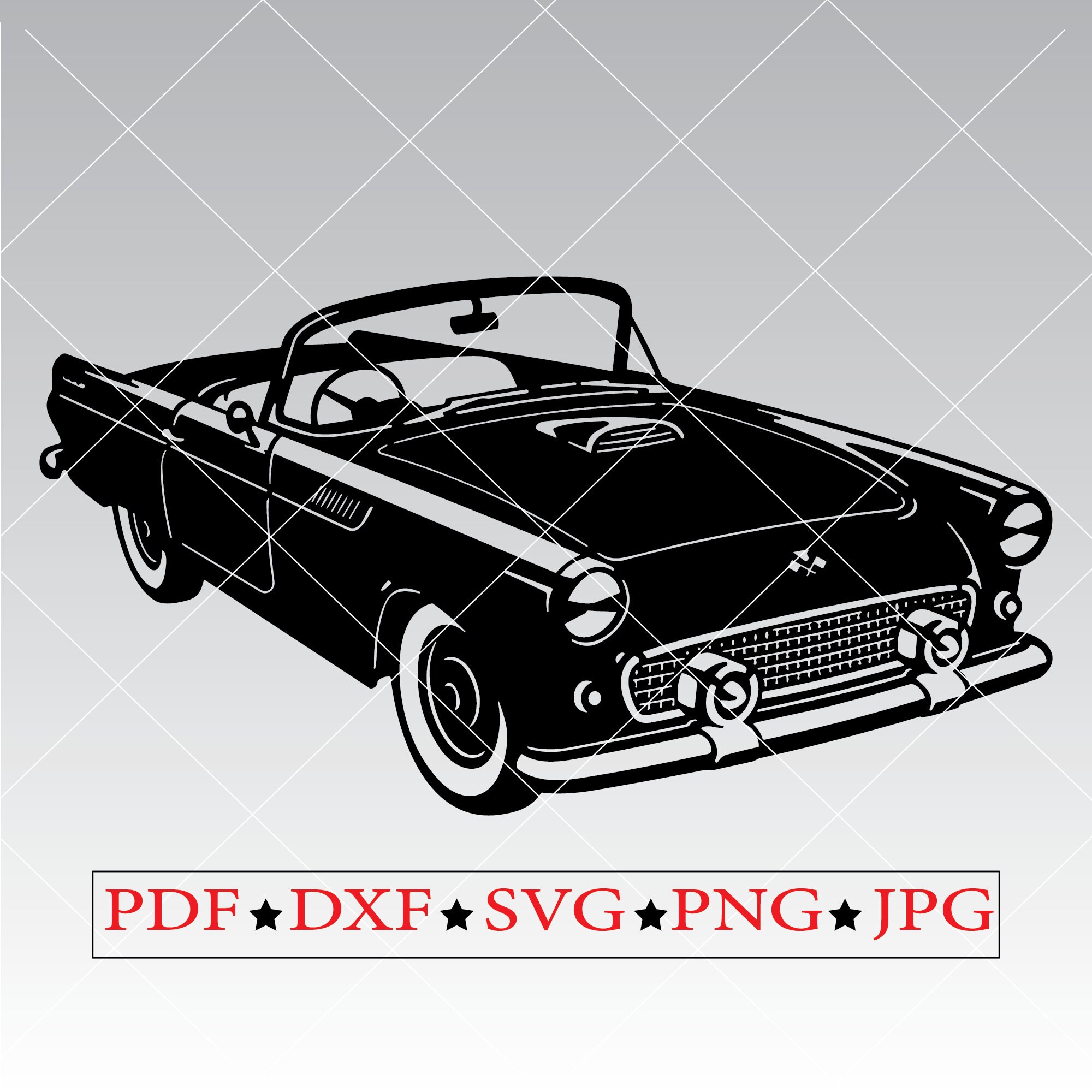 Classic Car Clipart Svg Cars for Gifts Design Svg Clipart Files Classic ...