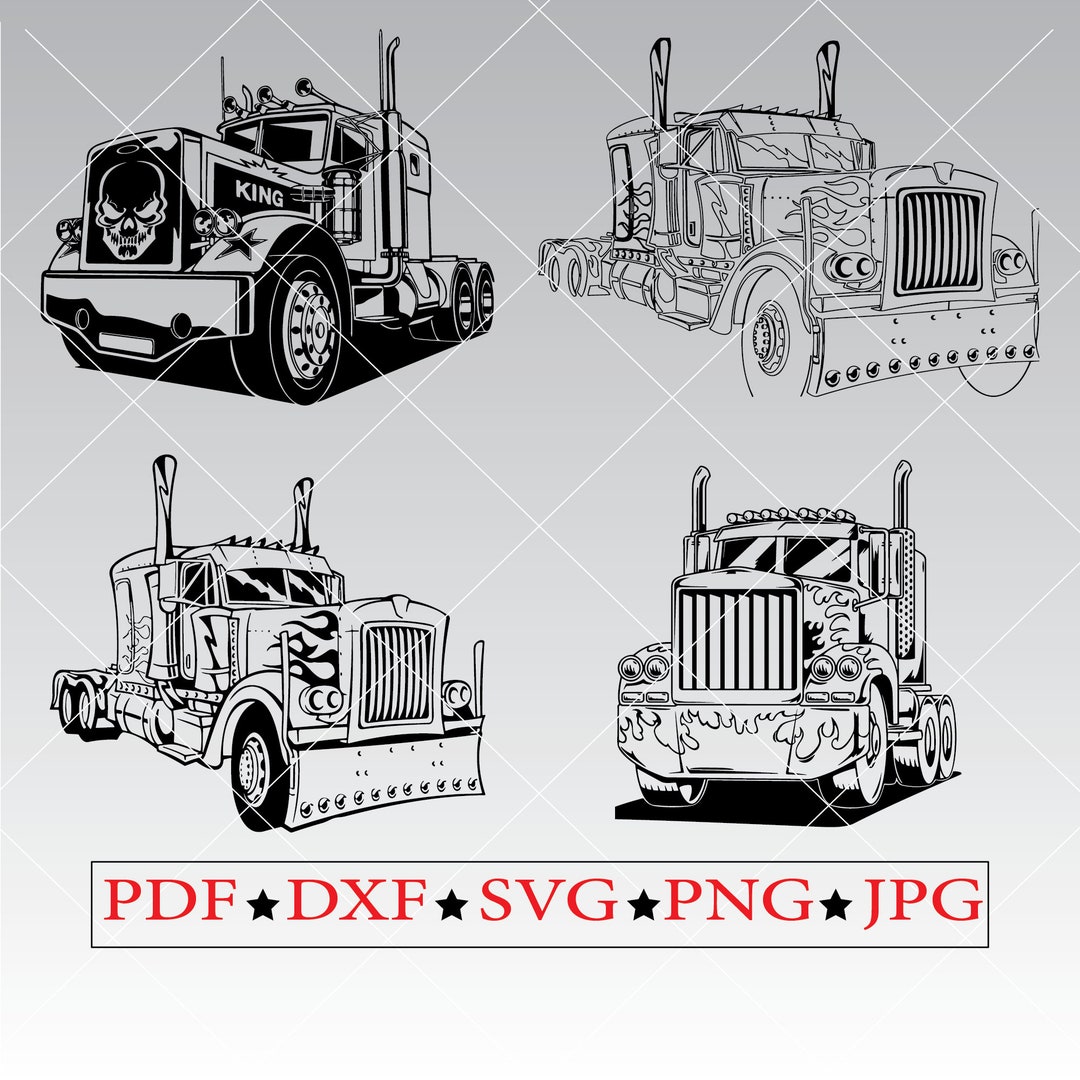 Trucks Svg Trucks Clipart for Gifts Design Svg Clipart Files Trucks Svg ...