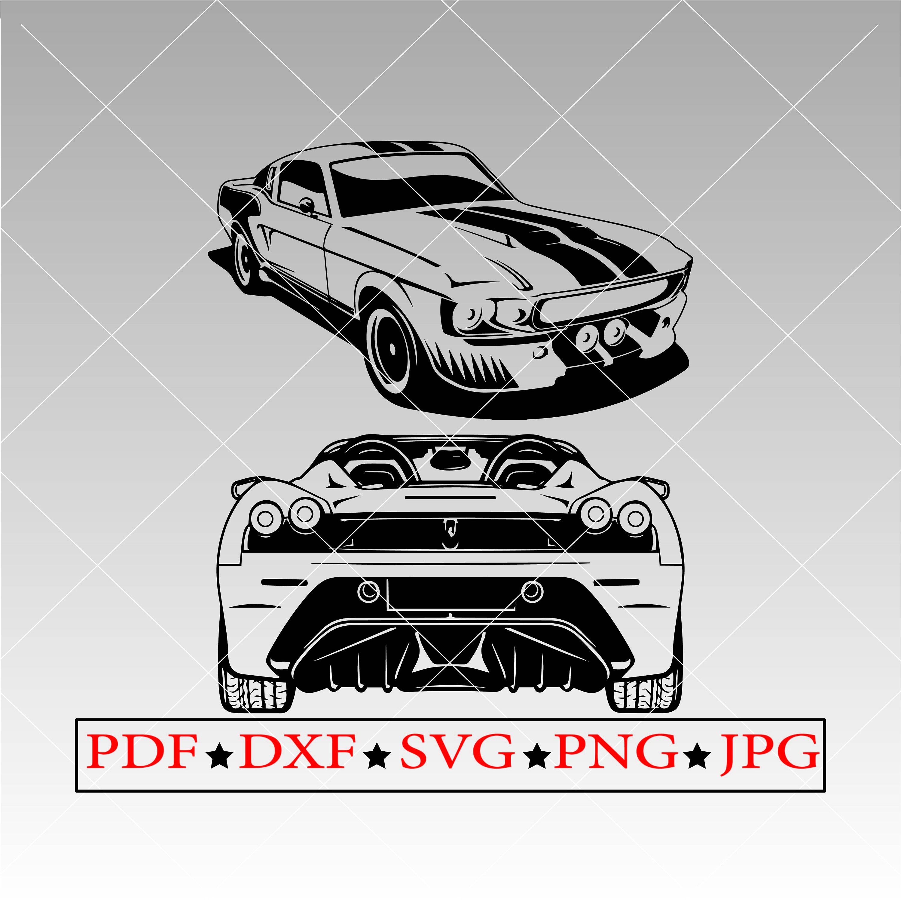 Sport Car Clipart Svg Cars for Gifts Design Svg Clipart Files Sport ...