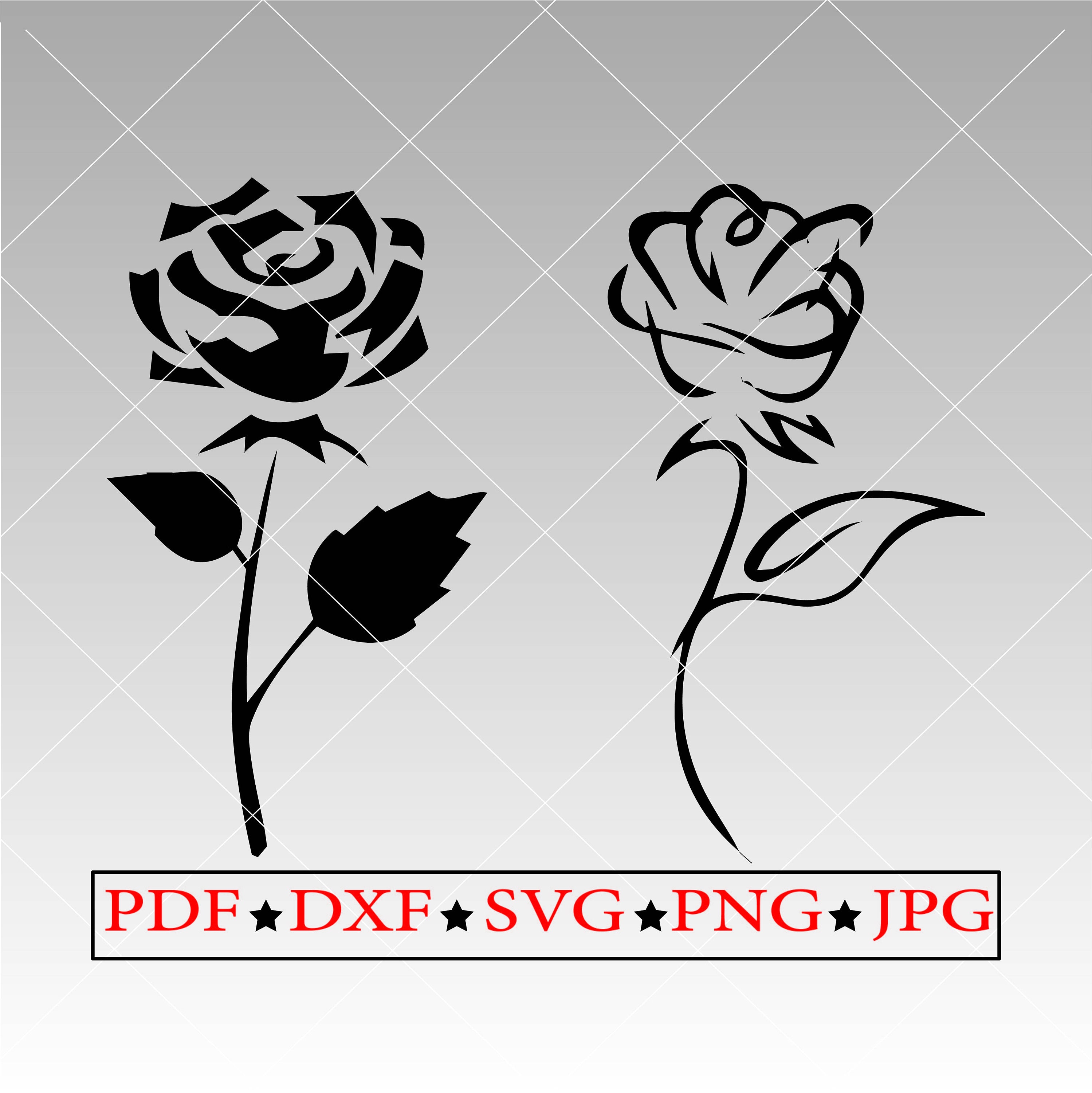 Flowers Clipart Svg Flowers for Gifts Design Svg Clipart Files - Etsy