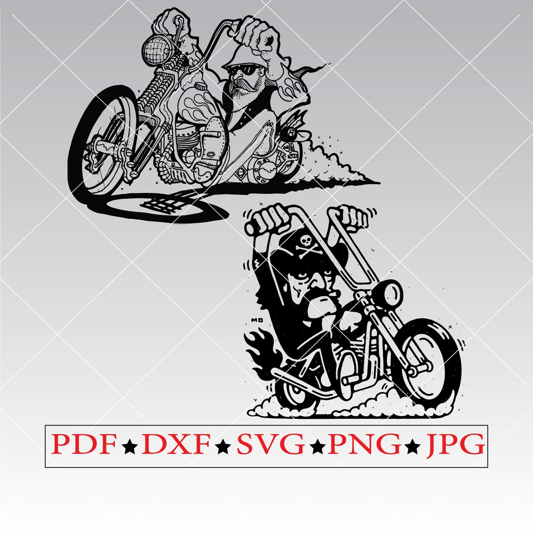 Motorcycle Clipart Svg Biking for Gifts Design Svg Clipart Files Ride ...