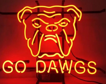 Georgia Bulldogs Neon Sign - Etsy