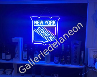 New York Rangers Neon Sign - Etsy