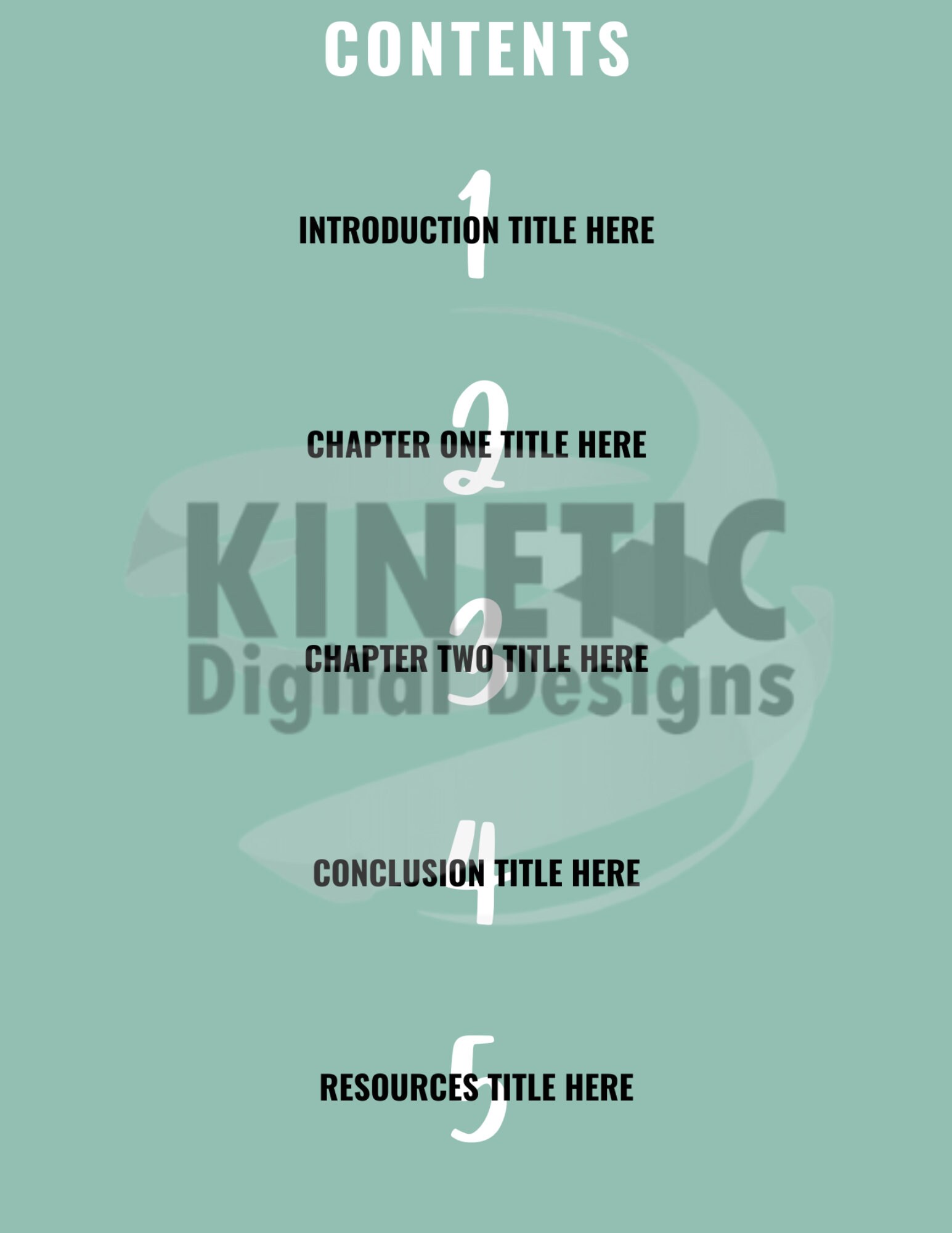 E-book Template - Etsy