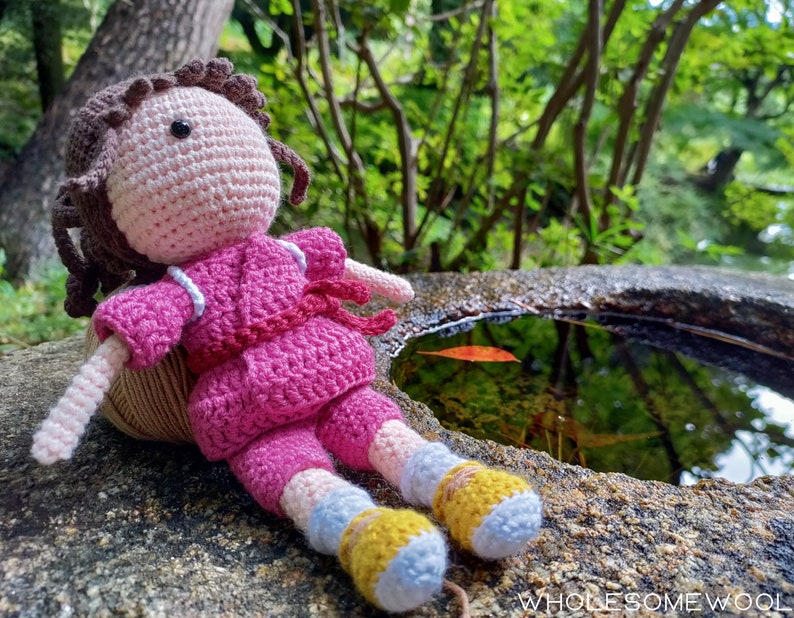 Chihiro in Kimono Amigurumi Crochet Pattern - Etsy