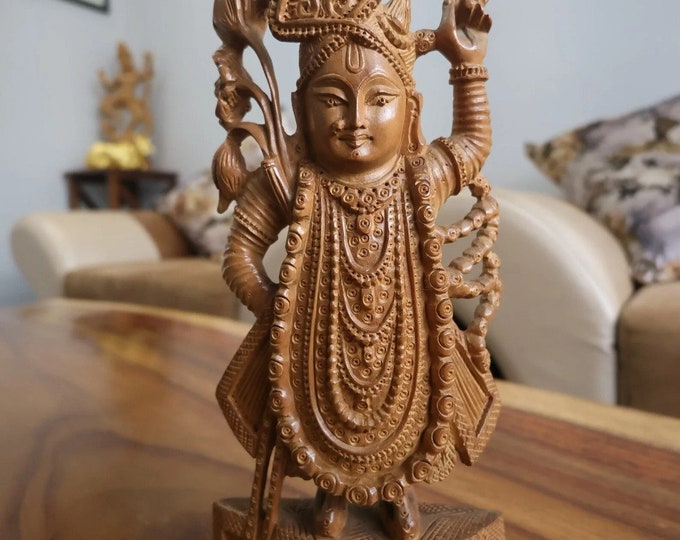 Shrinath Statue Made From Black Stone, Beautiful Shrinath Statue for ...