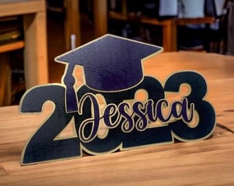 Custom Graduation Decor Name Sign, Custom Grad Sign, Class of 2024 ...