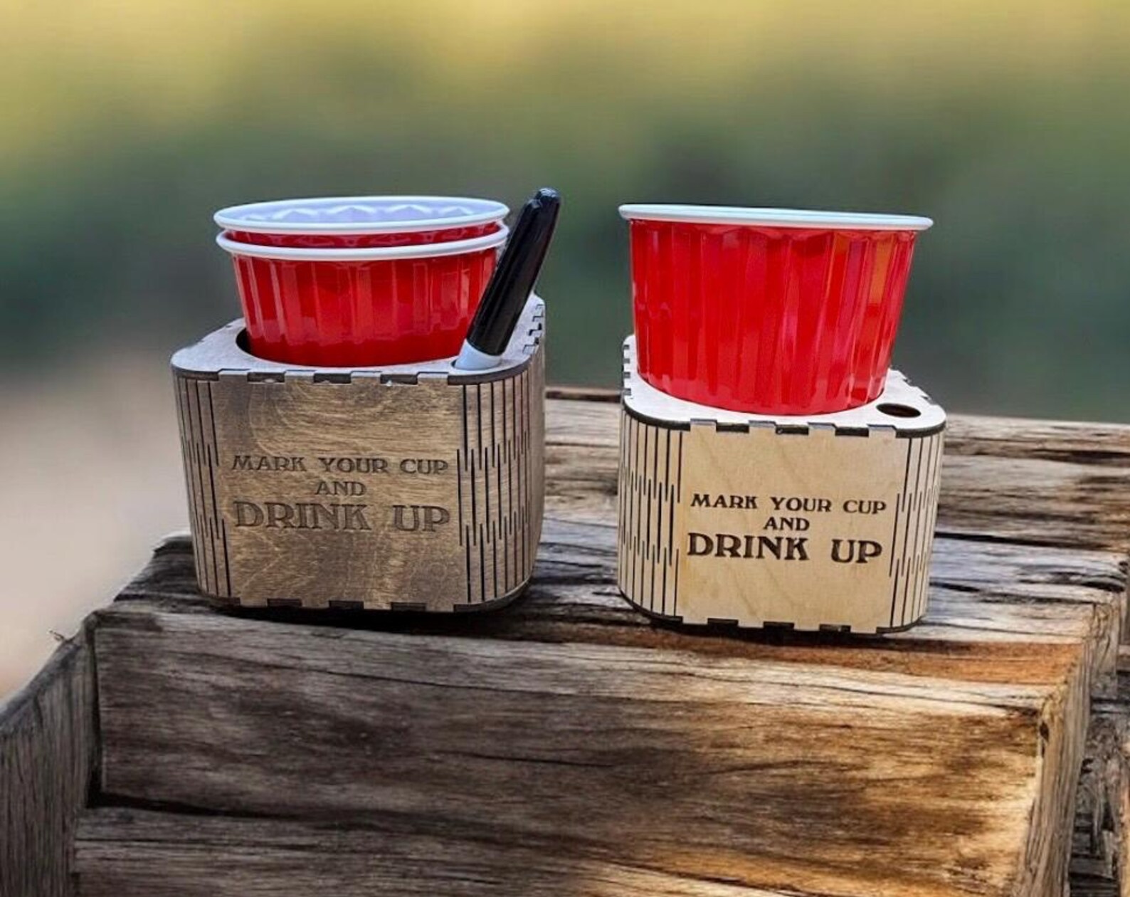 Mark Your Cup, Disposal Cup Holder, Party, Picnic Cup Holder Organizer ...