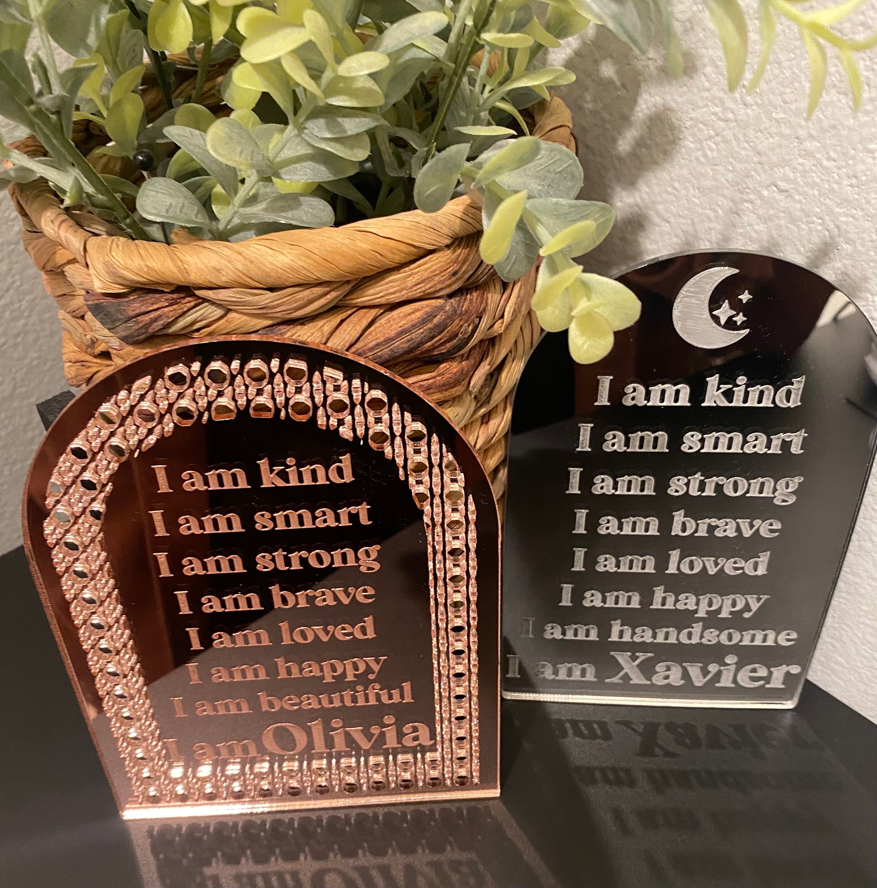 Affirmations Personalised, I Am Kind, I Am Smart, Affirmations Sign ...
