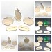 Laser Cut DIY Craft Blanks/apple With Base Stand (set of 6) - Etsy