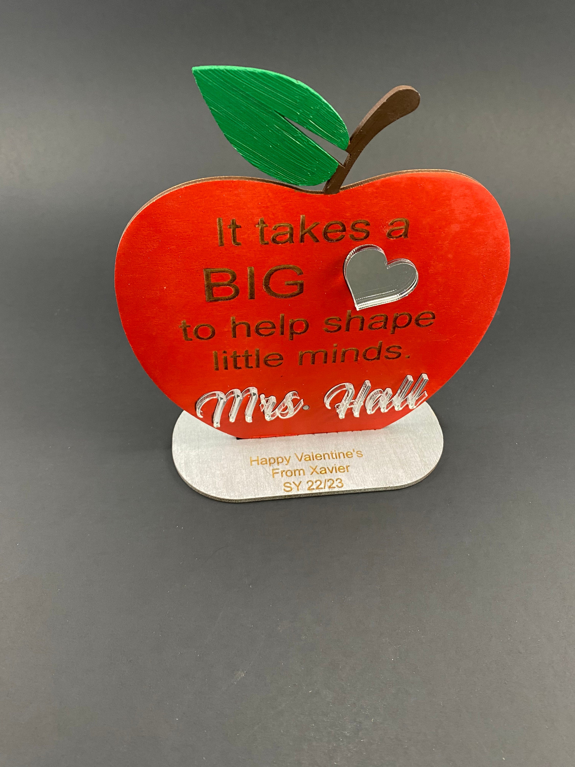 Laser Cut DIY Craft Blanks/apple With Base Stand (set of 6) - Etsy