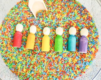 Color Sorting Sensory Bin Color Sorting Sensory Bin Sensory - Etsy