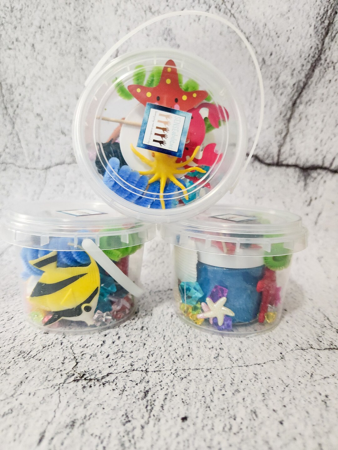 Ocean Mini Playdough Kit - Etsy