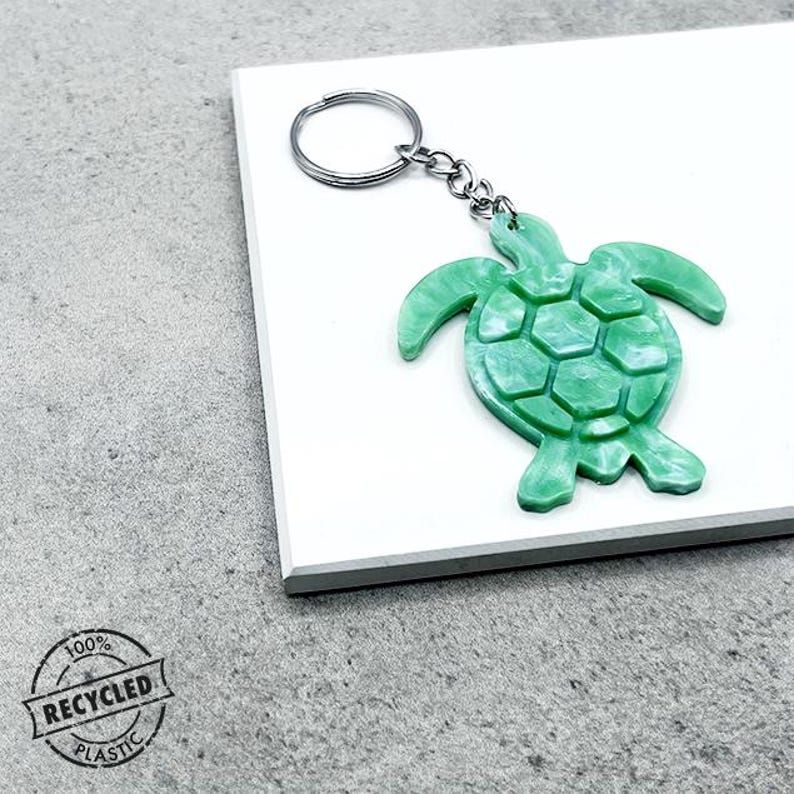 Post Consumer Plastic Keyring | 100% Recycled Plastic | Sustainable ...