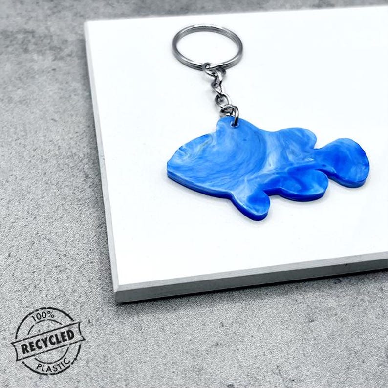 Post Consumer Plastic Keyring | 100% Recycled Plastic | Sustainable ...