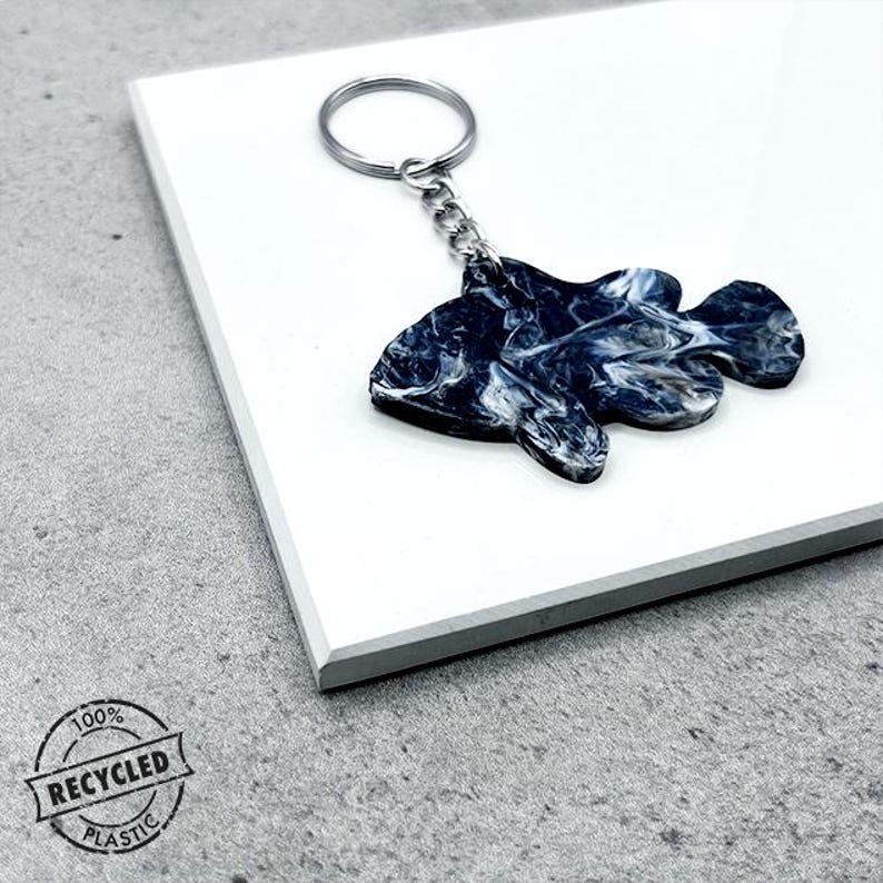Post Consumer Plastic Keyring | 100% Recycled Plastic | Sustainable ...