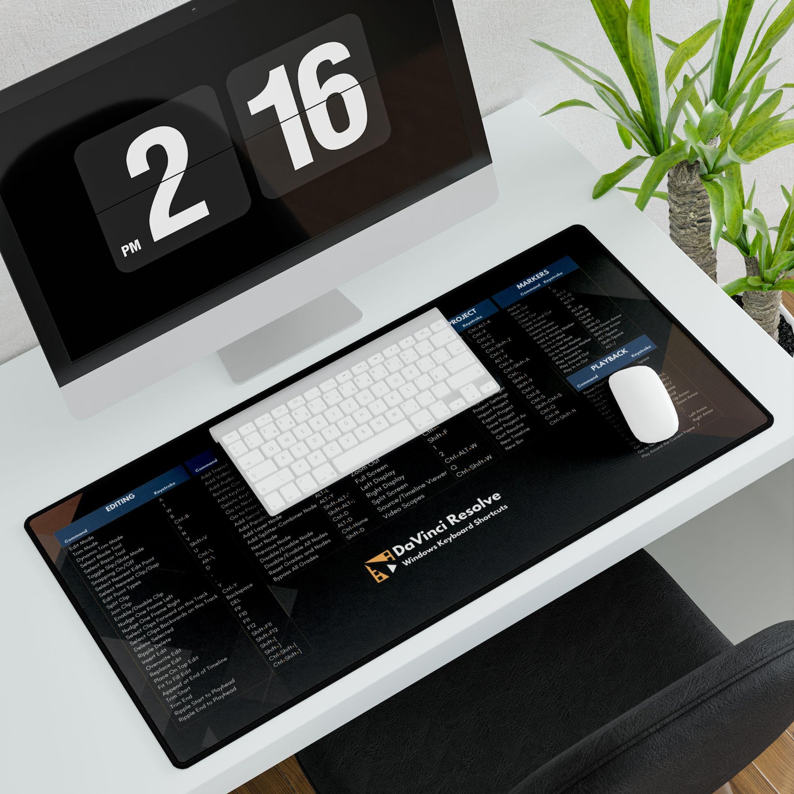 Keyboard Shortcuts for Davinci Resolve (windows) | Video Editor Cheat ...