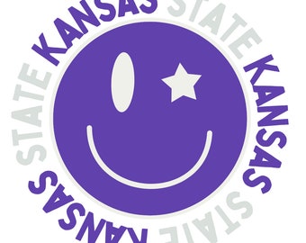 Iowa State Smiley SVG PNG, Iowa State Smiley Sublimation, Trendy ...