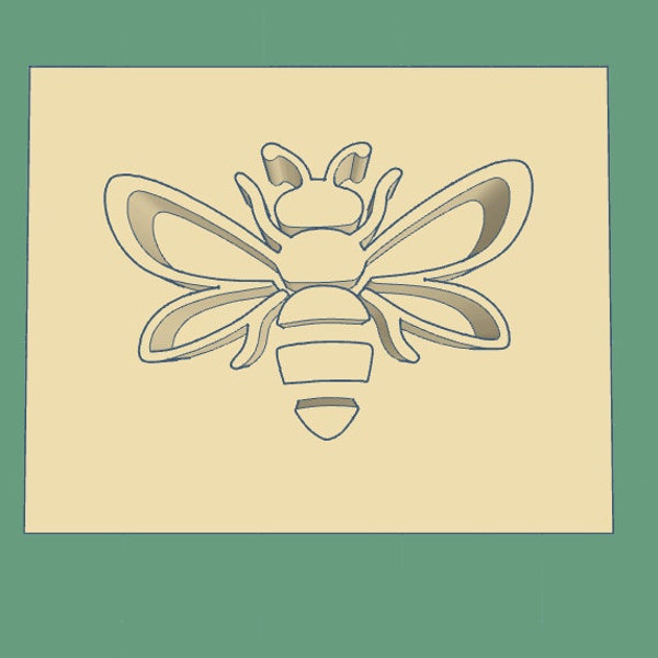 Bee Stamp for Clay - Etsy