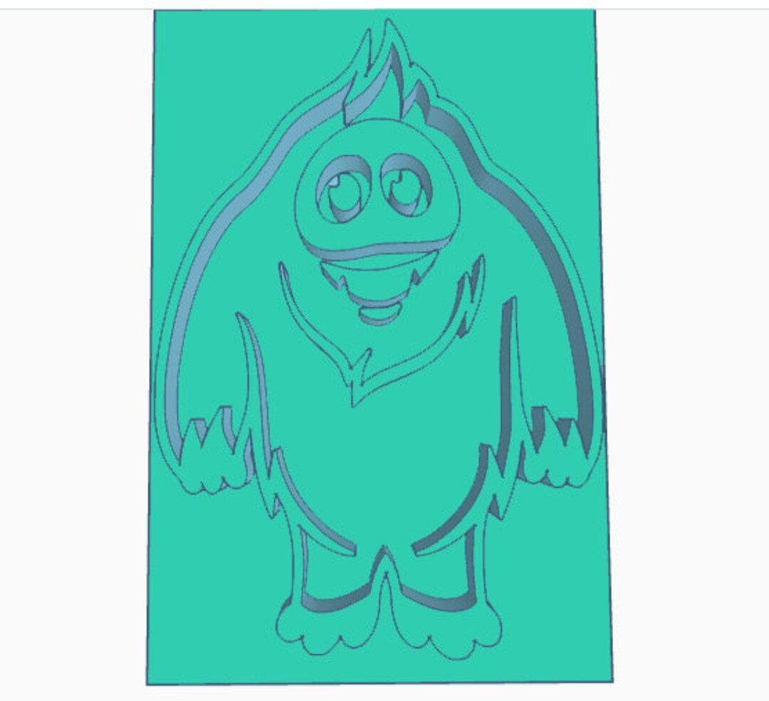 Snow Yeti Stamp - Etsy