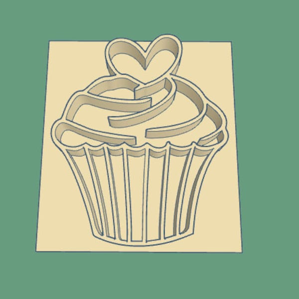 Cupcake Stamp - Etsy