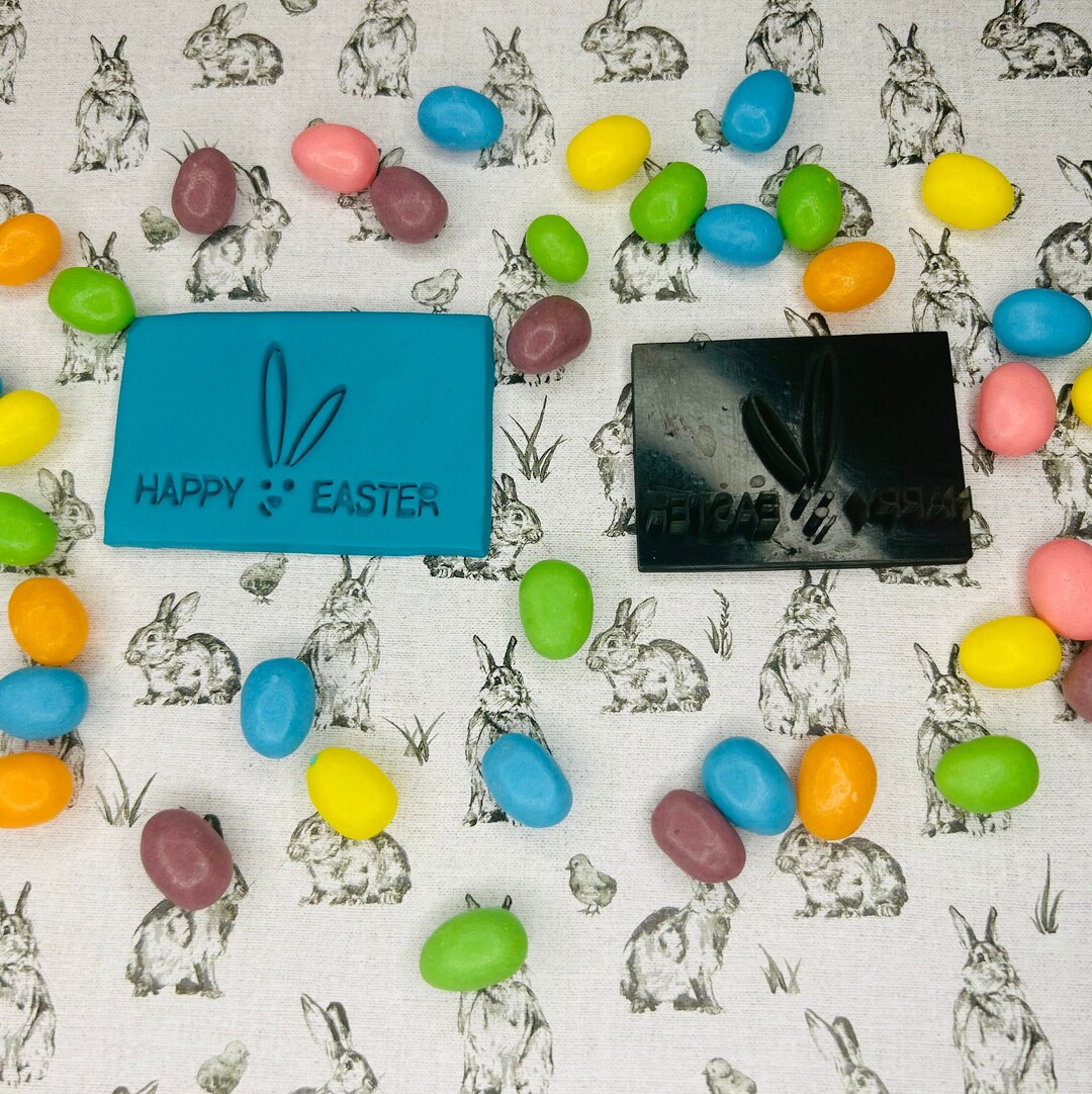 Happy Easter Stamp - Etsy