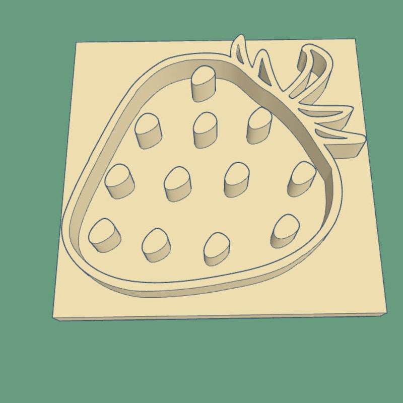 Strawberry Stamp - Etsy