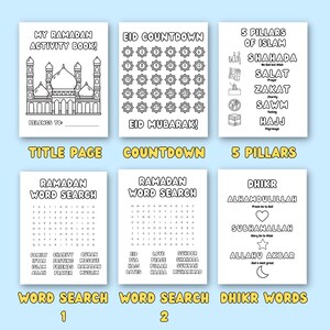 Ramadan Activity Book, Ramadan Coloring Page, Ramadan Crafts Kids ...