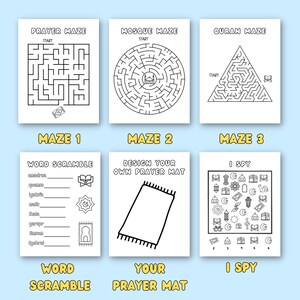 Ramadan Activity Book, Ramadan Coloring Page, Ramadan Crafts Kids ...